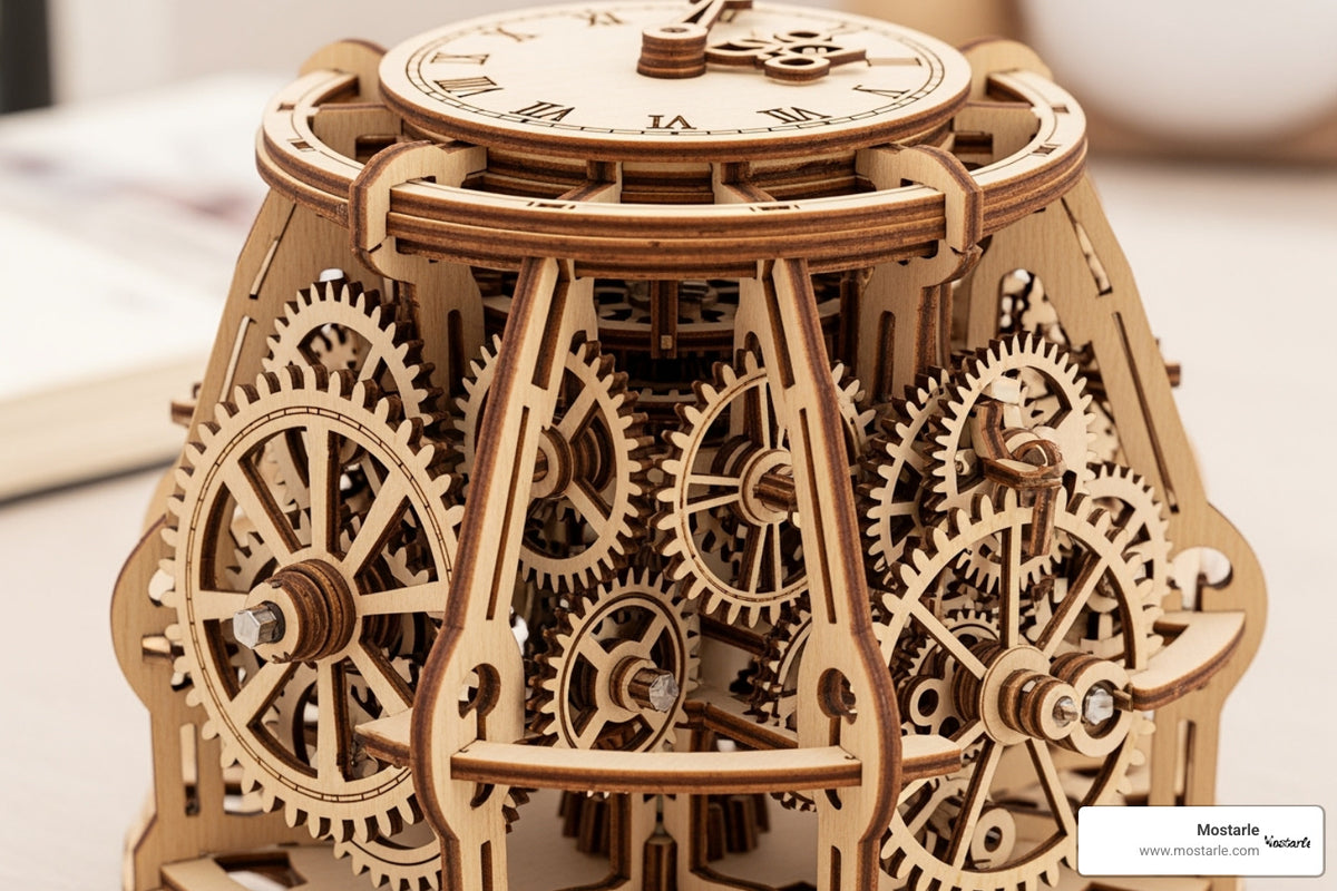 Clockwork Wonders: Mechanical Wooden Puzzle Clocks Reviewed — Mostarle