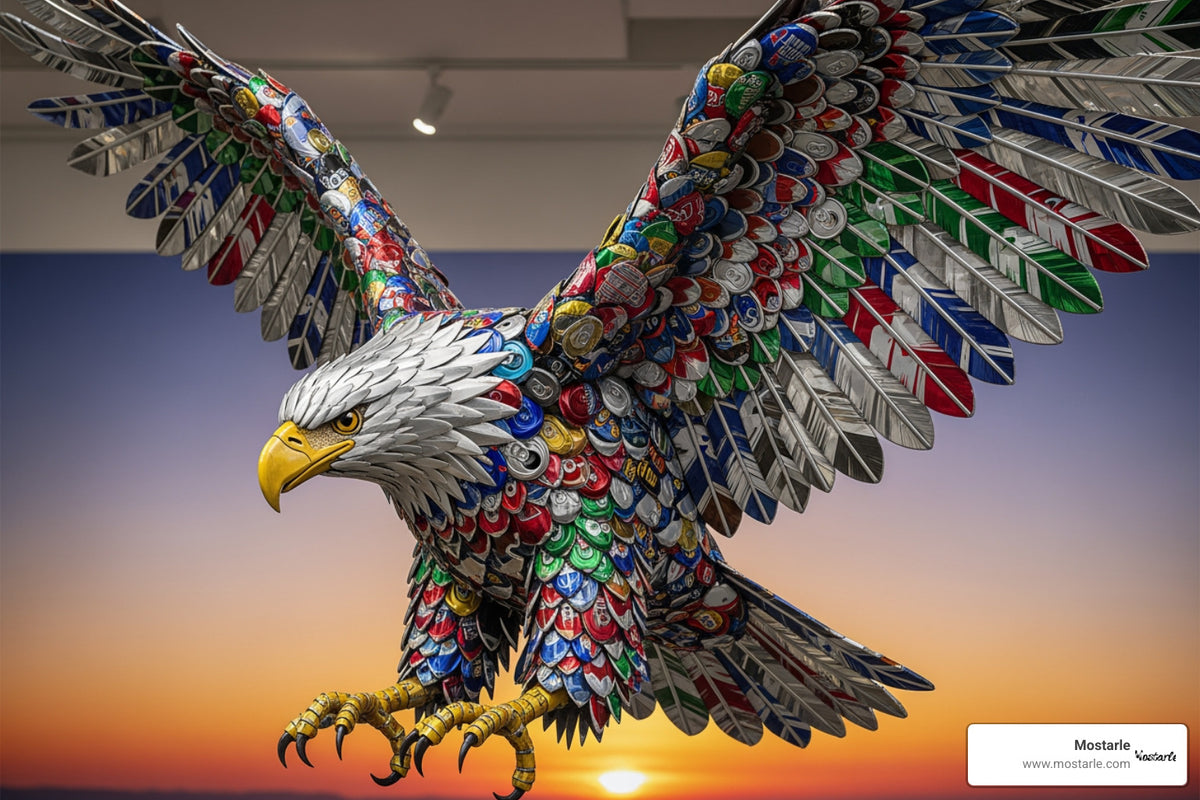 Aluminium Can Sculpture: Amazing Art 2024 — Mostarle