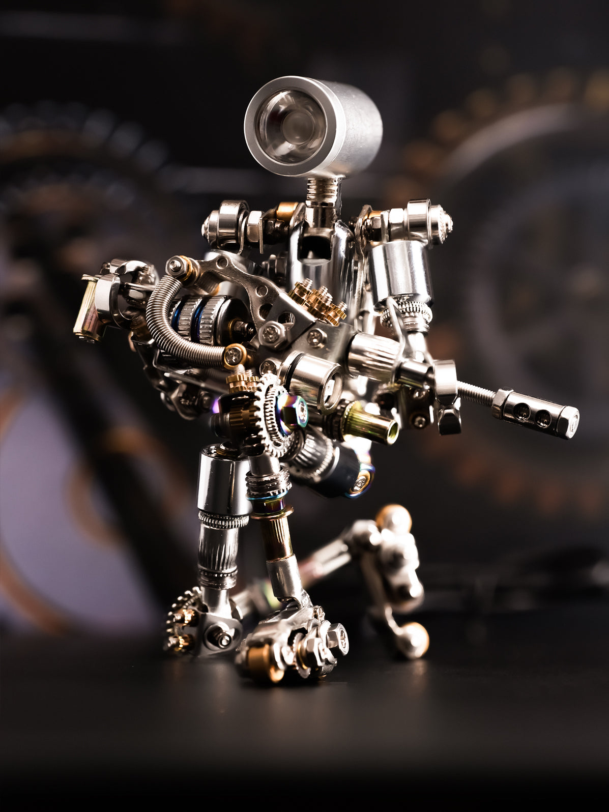 Terminator-M Adjustable Sci-Fi Lamp - 3D Metal Model Kit by Mostarle