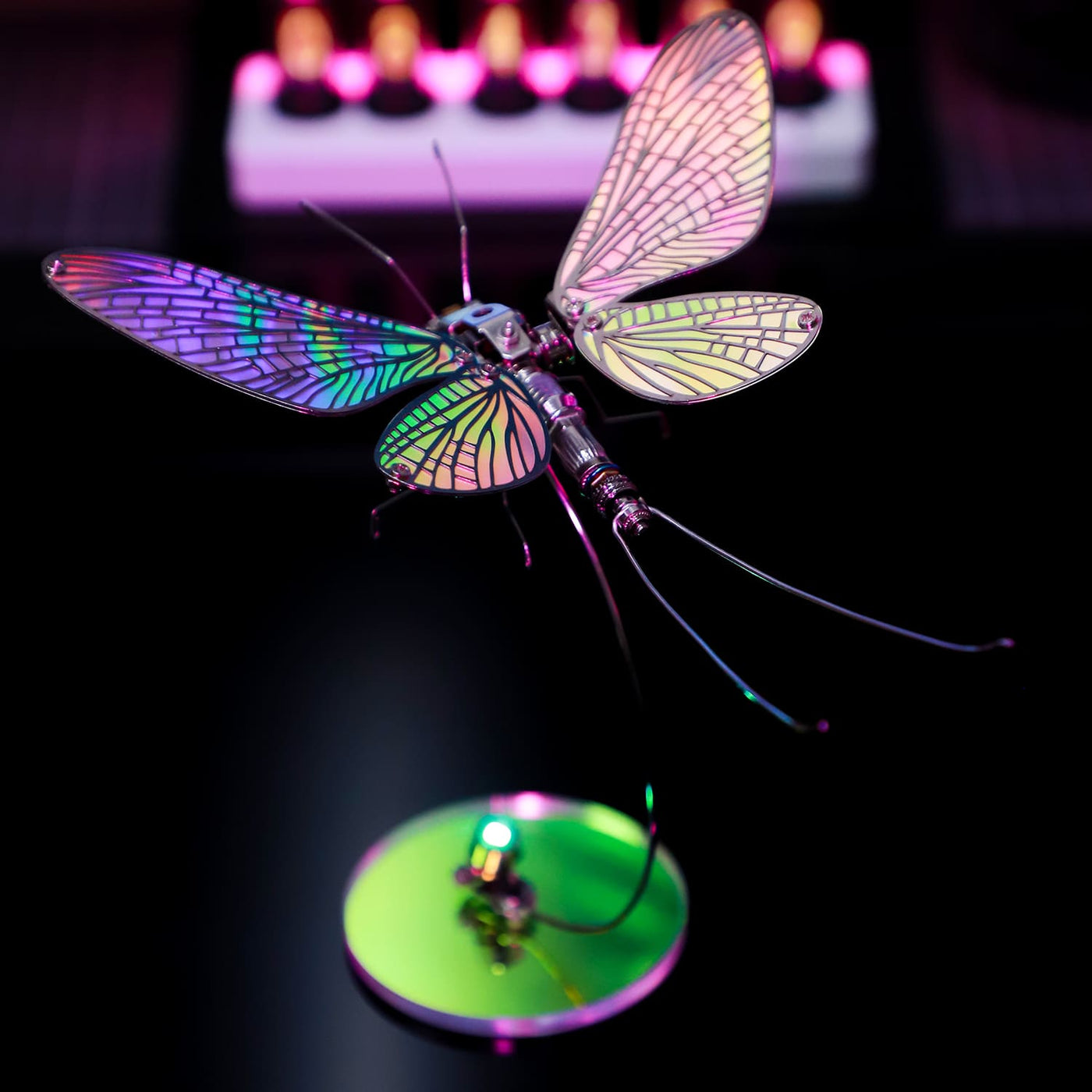 Mostarle Mayfly 3D Metal Puzzle | Cyberpunk DIY Insect Model Kit