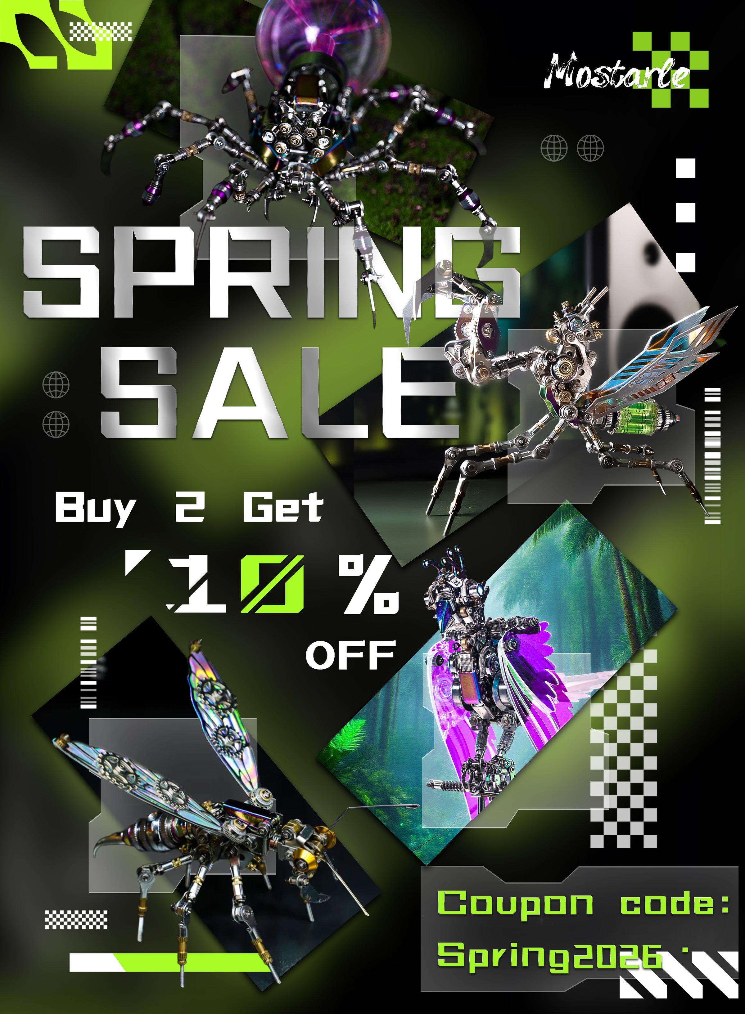 3D Metal Puzzle Kits&Model Sets | Premium DIY Metal Models | Mostarle